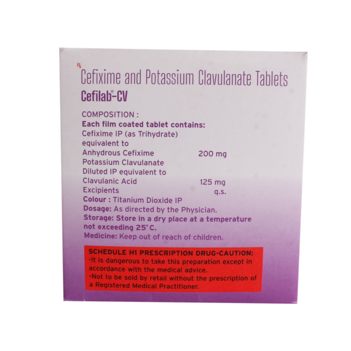 Cefilab-Cv Tablet 10's Price, Uses, Side Effects, Composition - Apollo ...
