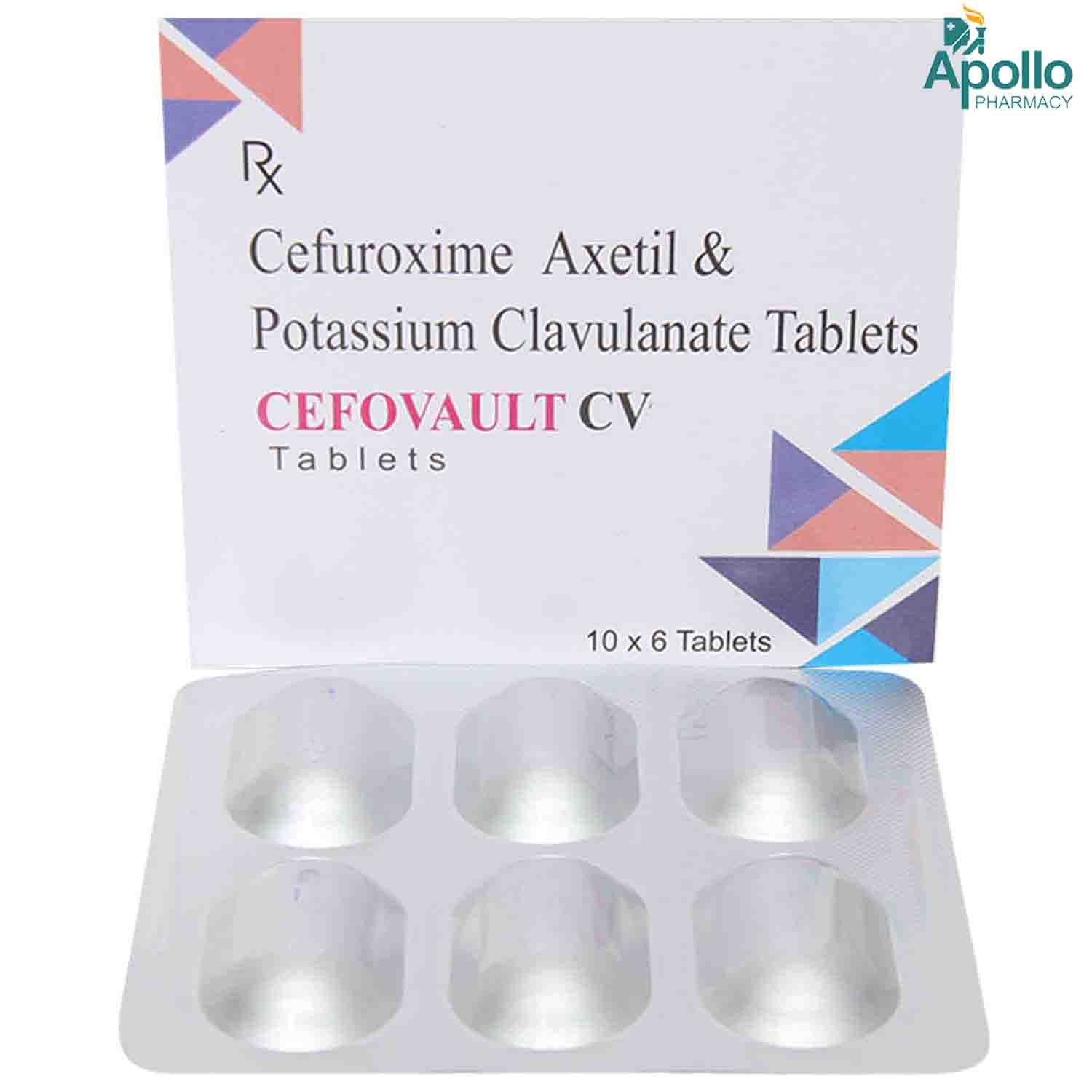 Cefovault CV Tablet 6's Price, Uses, Side Effects, Composition - Apollo ...