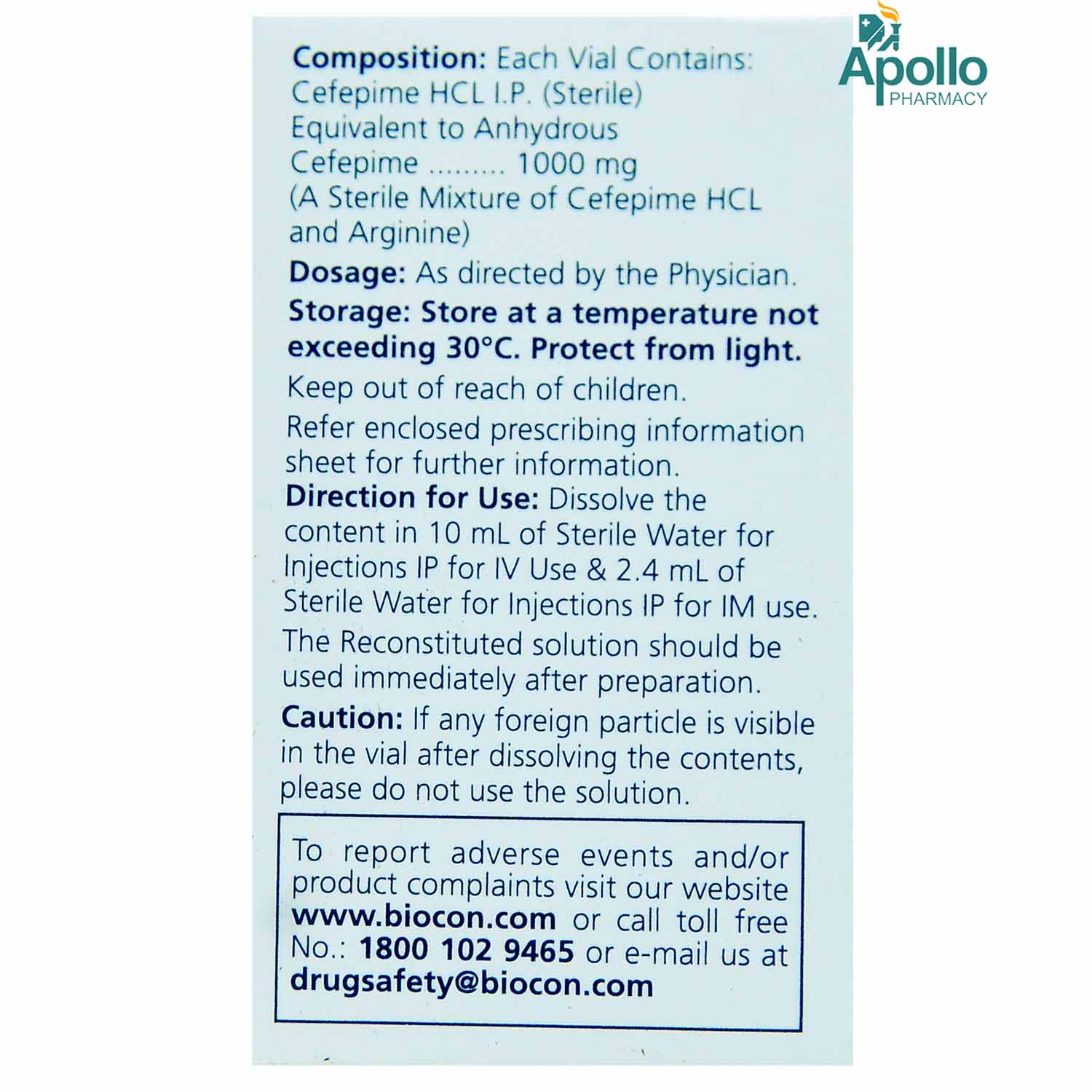 CELRIM INJECTION 1GM Price, Uses, Side Effects, Composition - Apollo ...