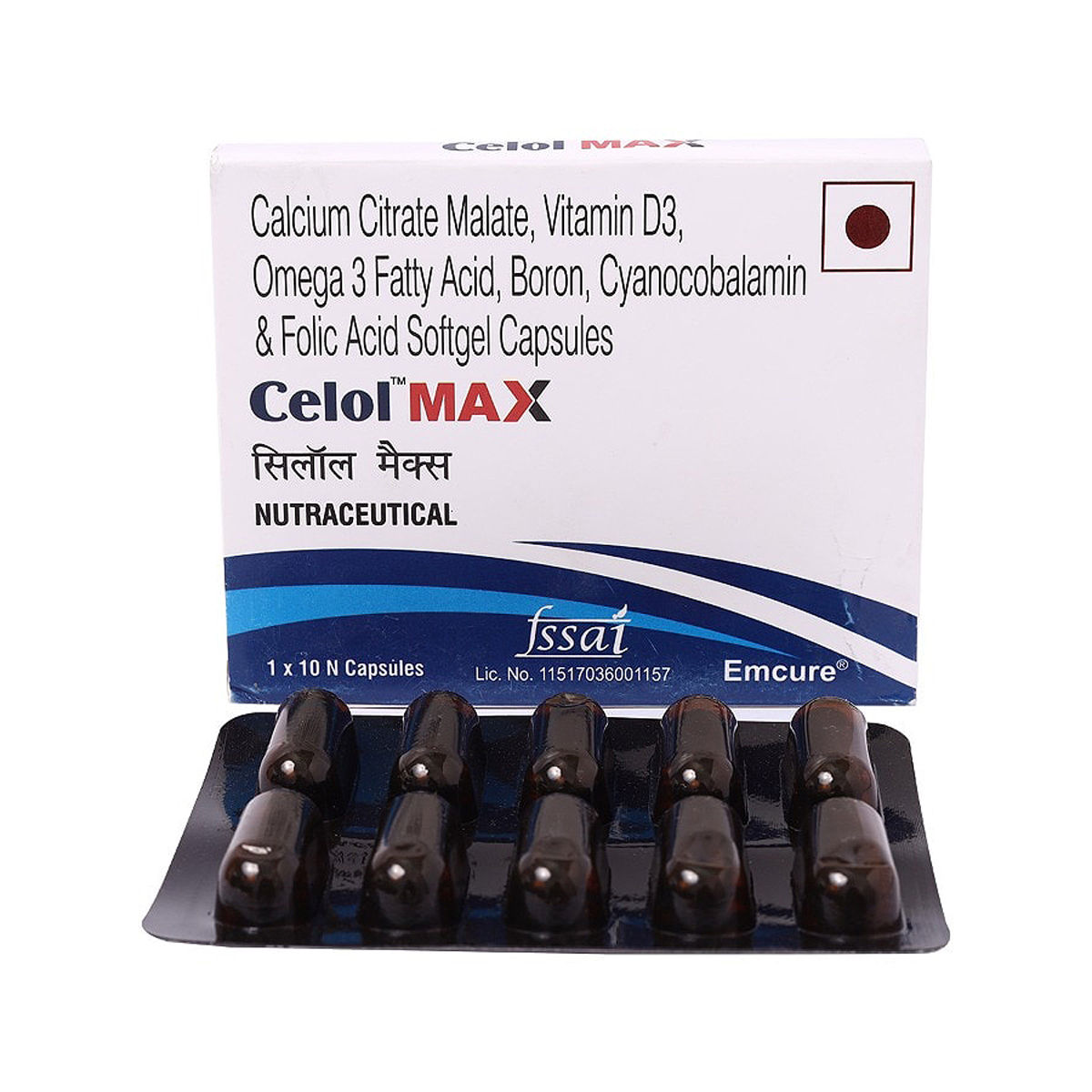 Celol Max Softgel Capsule 10's Price, Uses, Side Effects, Composition ...