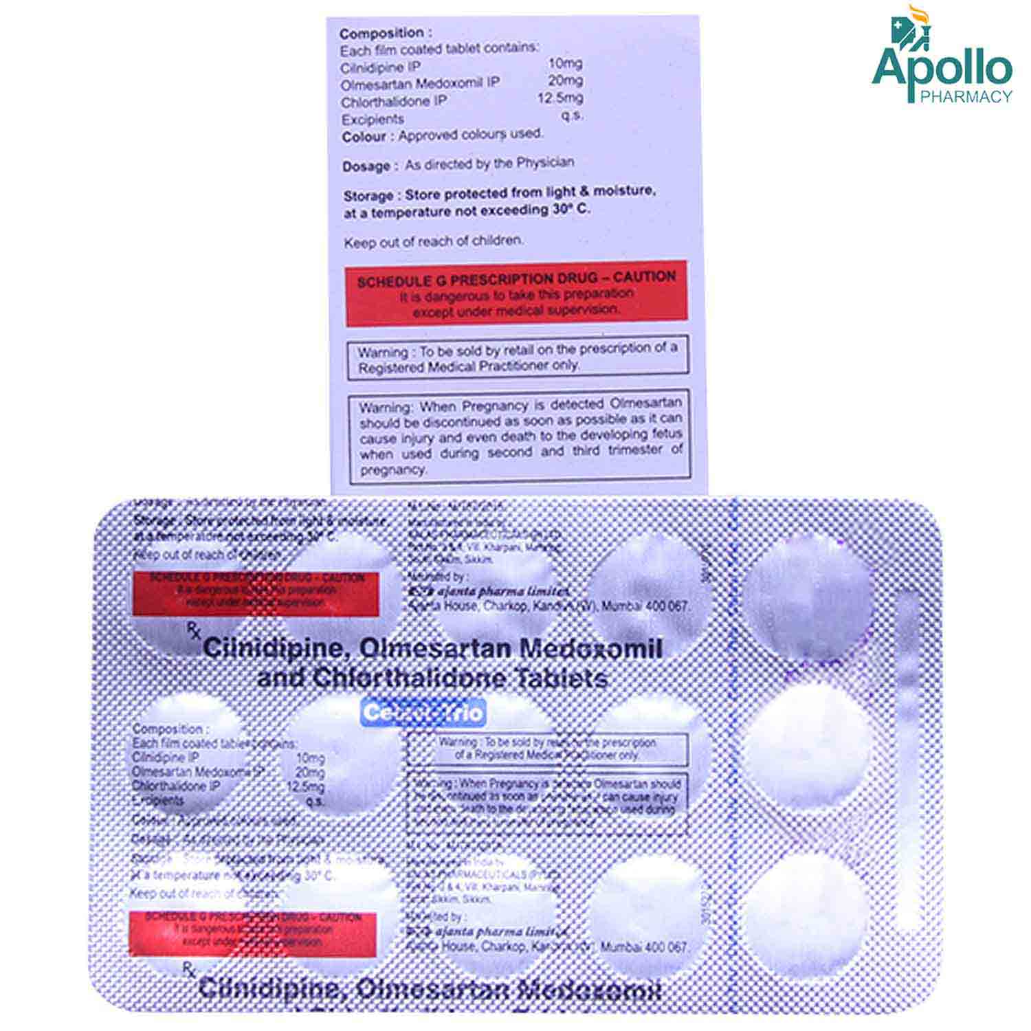 Celavi-Trio Tablet 15's Price, Uses, Side Effects, Composition - Apollo ...