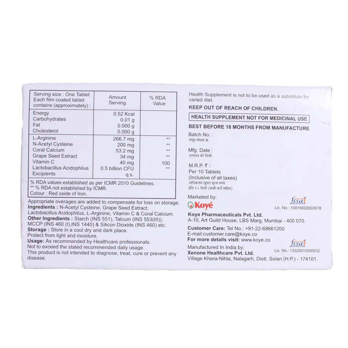 Celin-F Tablet 10's Price, Uses, Side Effects, Composition - Apollo ...
