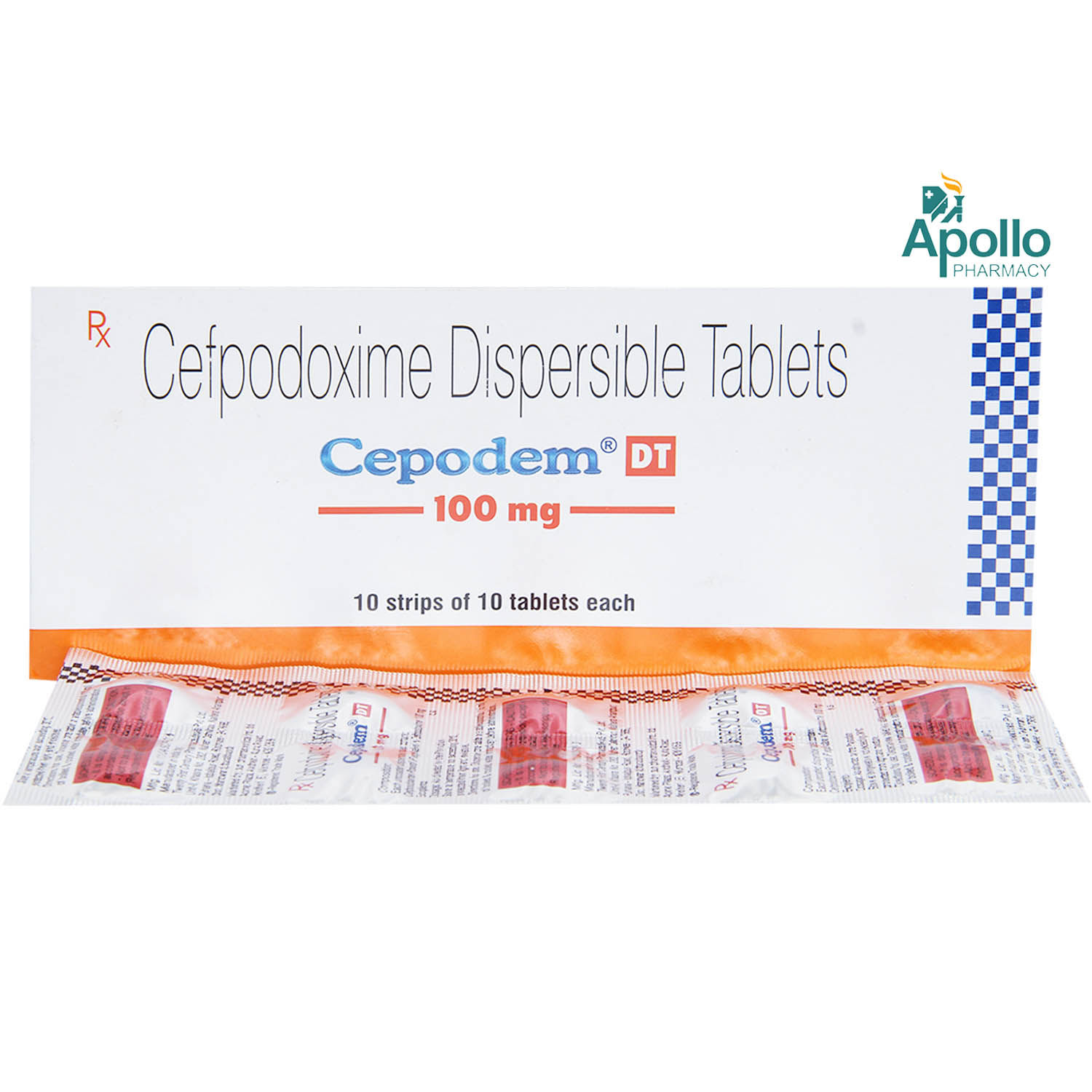 CEPODEM DT 100MG TABLET Price, Uses, Side Effects, Composition - Apollo ...