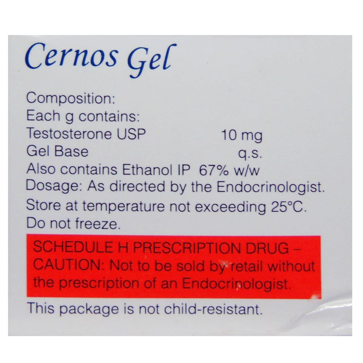 Cernos Gel 5 gm Price, Uses, Side Effects, Composition - Apollo Pharmacy