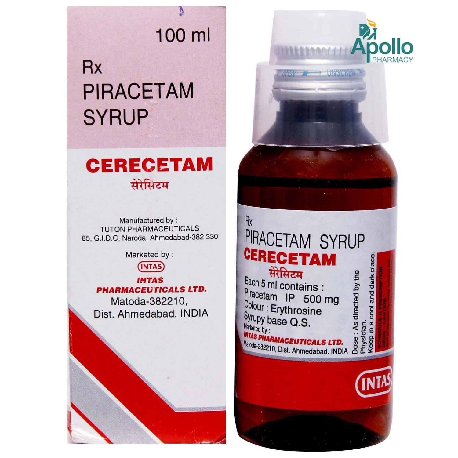 Cerecetam Syrup 100 ml Price, Uses, Side Effects, Composition - Apollo ...