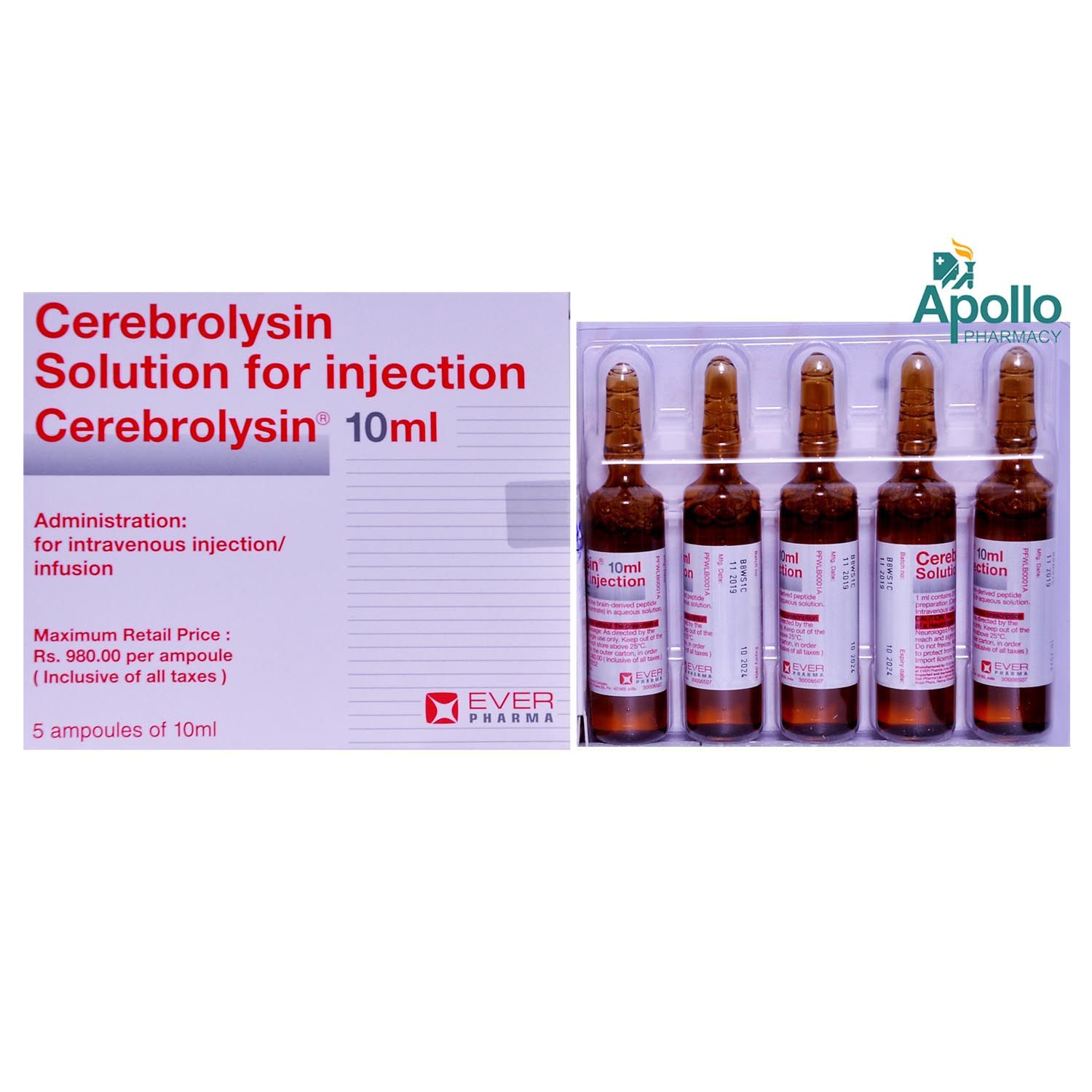 Cerebrolysin Injection 10 ml Price, Uses, Side Effects, Composition ...