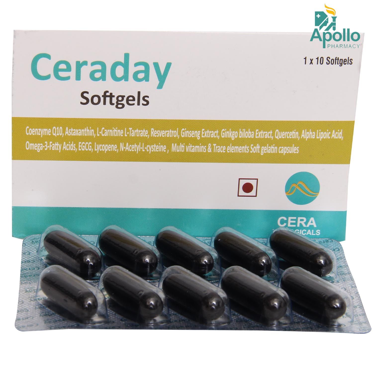 Ceraday Capsule 10's Price, Uses, Side Effects, Composition - Apollo ...