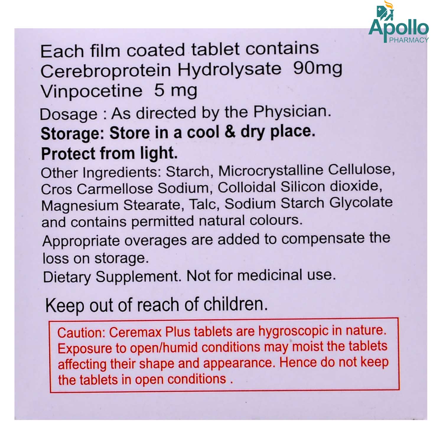 Ceremax-Plus Tablet 10's Price, Uses, Side Effects, Composition ...