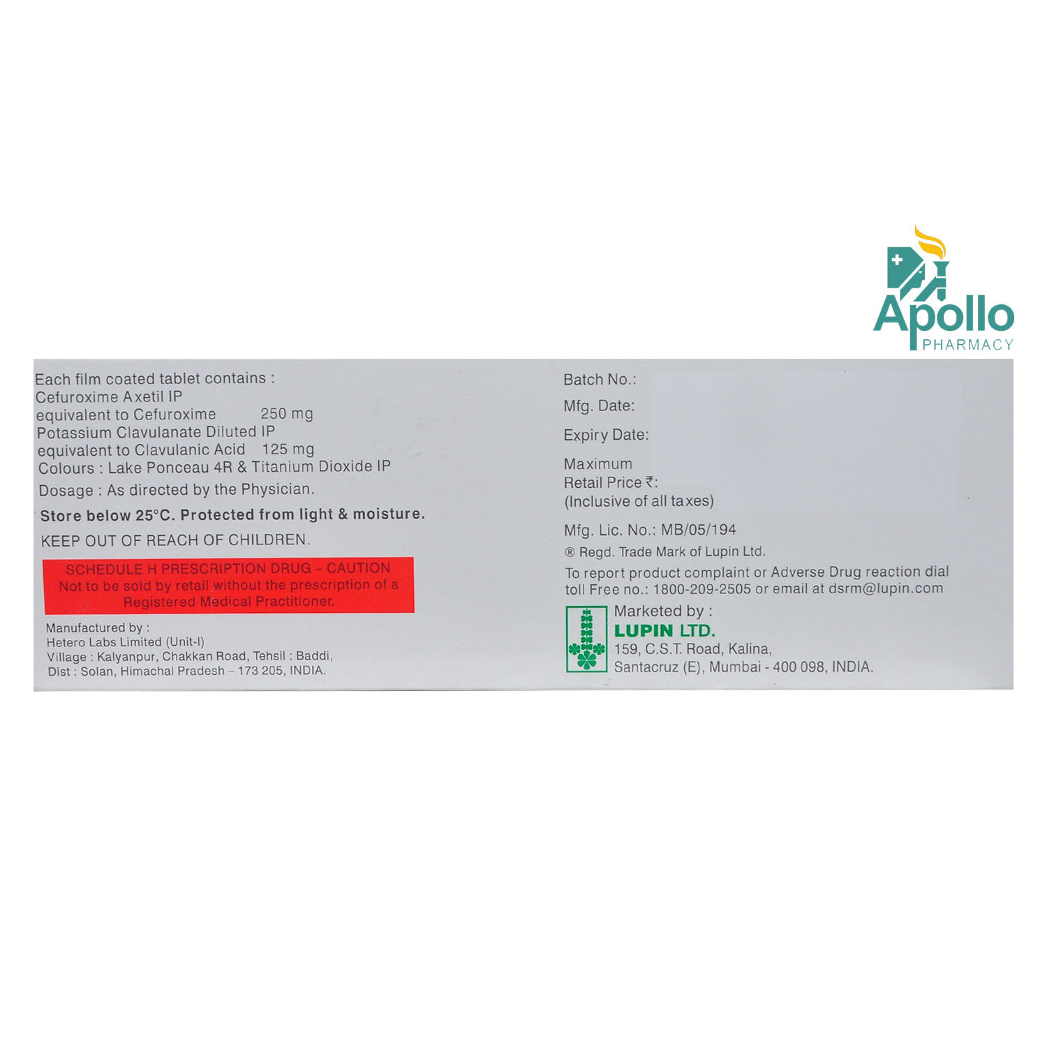CETIL CV TABLET Price, Uses, Side Effects, Composition - Apollo Pharmacy