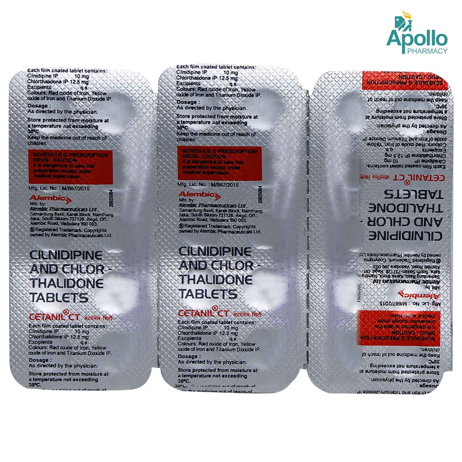 Cetanil CT Tablet 10's Price, Uses, Side Effects, Composition - Apollo ...