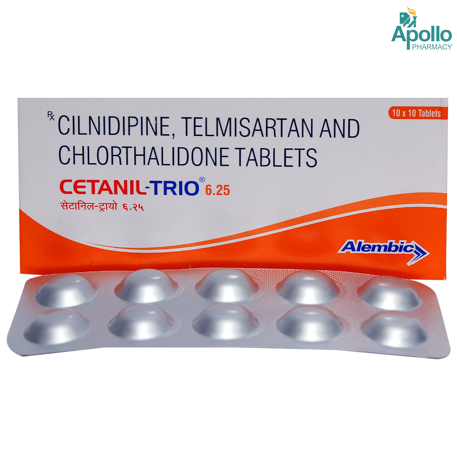 Cetanil Trio 6.25 Tablet 10's Price, Uses, Side Effects, Composition ...