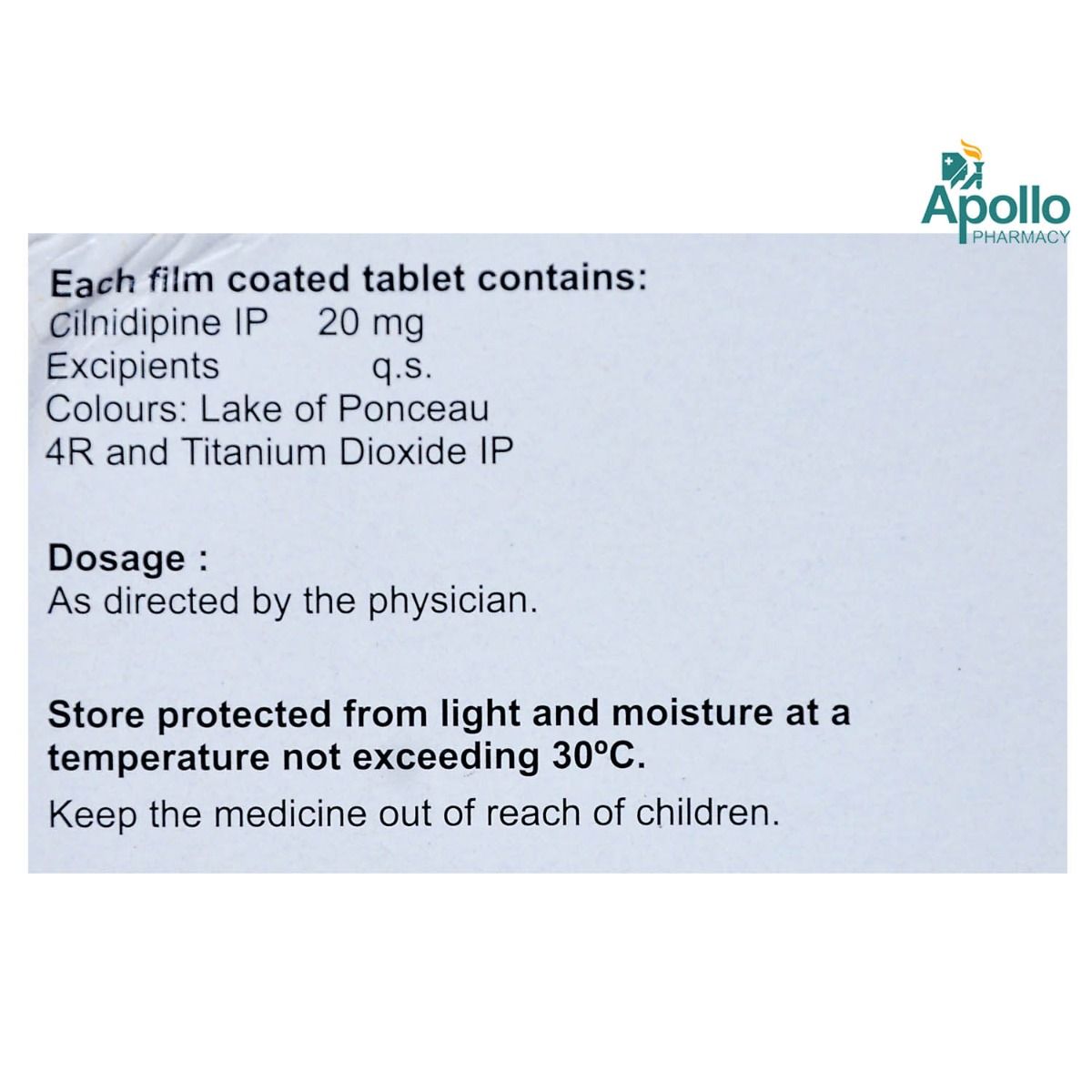 Cetanil 20mg Tablet 15's Price, Uses, Side Effects, Composition ...