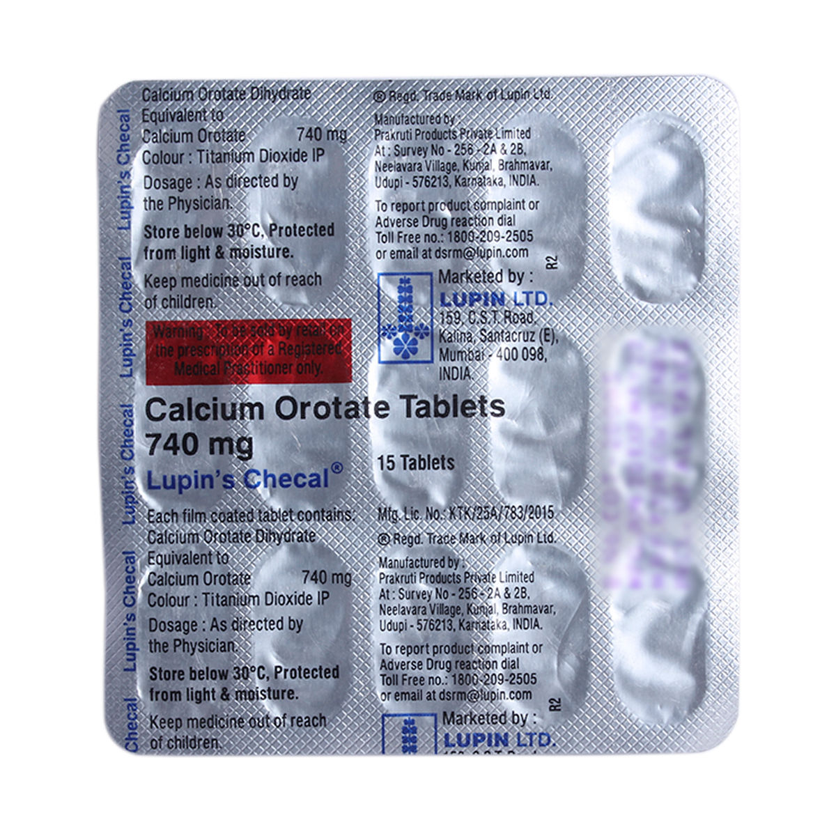 Checal Tablet 15's Price, Uses, Side Effects, Composition - Apollo Pharmacy