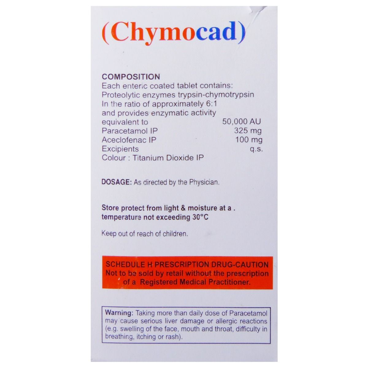 Chymocad Tablet 10's Price, Uses, Side Effects, Composition - Apollo ...
