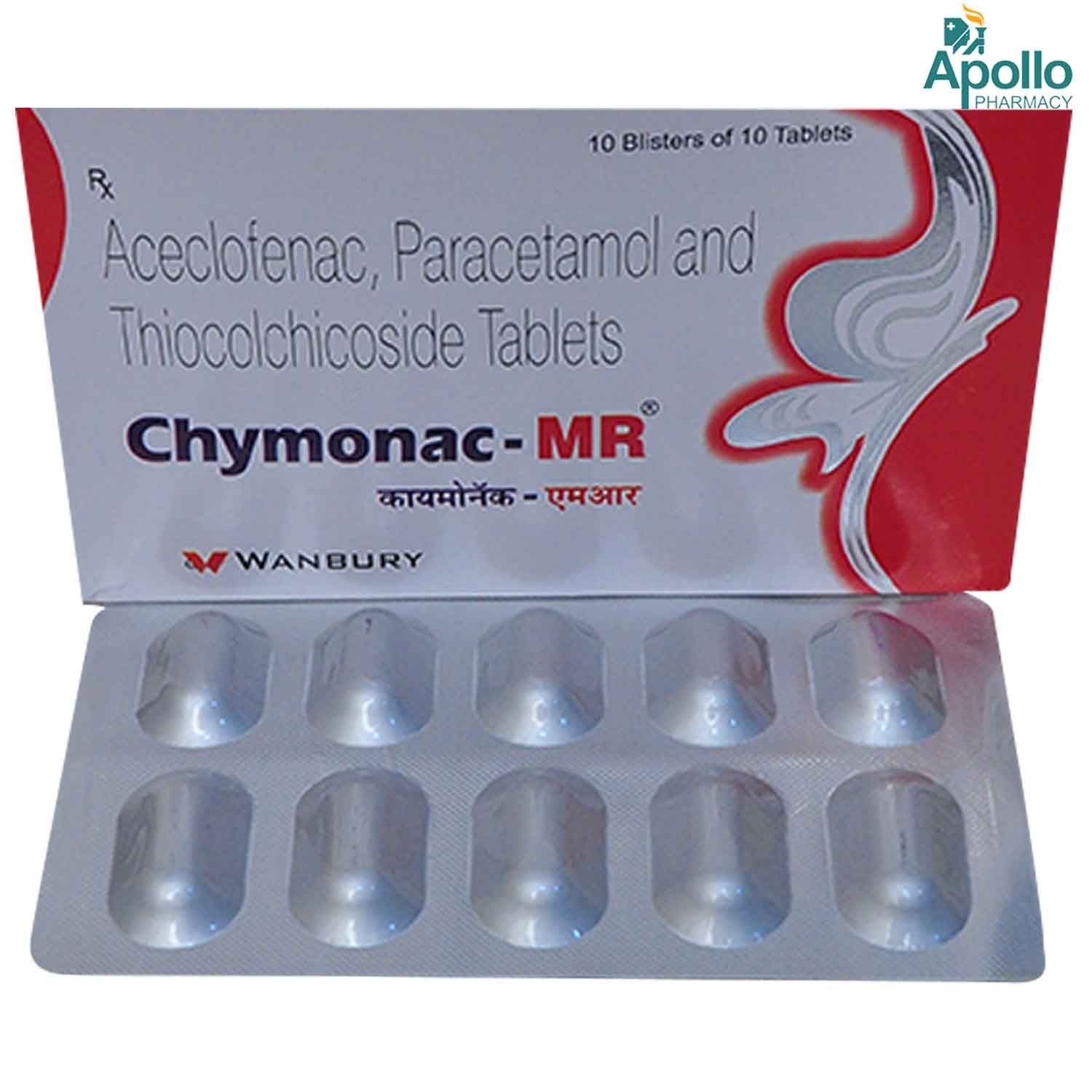 Chymonac-MR Tablet 10's Price, Uses, Side Effects, Composition - Apollo ...
