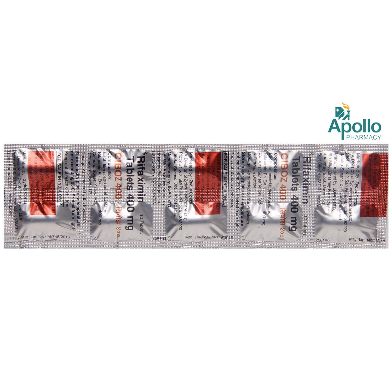 CIBOZ 400MG TABLET Price, Uses, Side Effects, Composition - Apollo Pharmacy