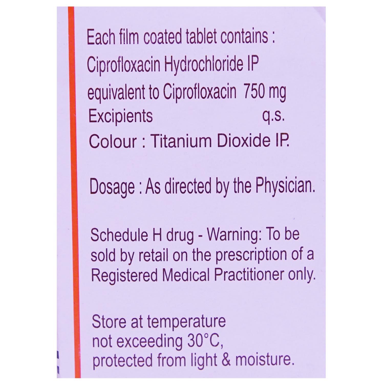 Cifran 750 Tablet 4's Price, Uses, Side Effects, Composition - Apollo ...