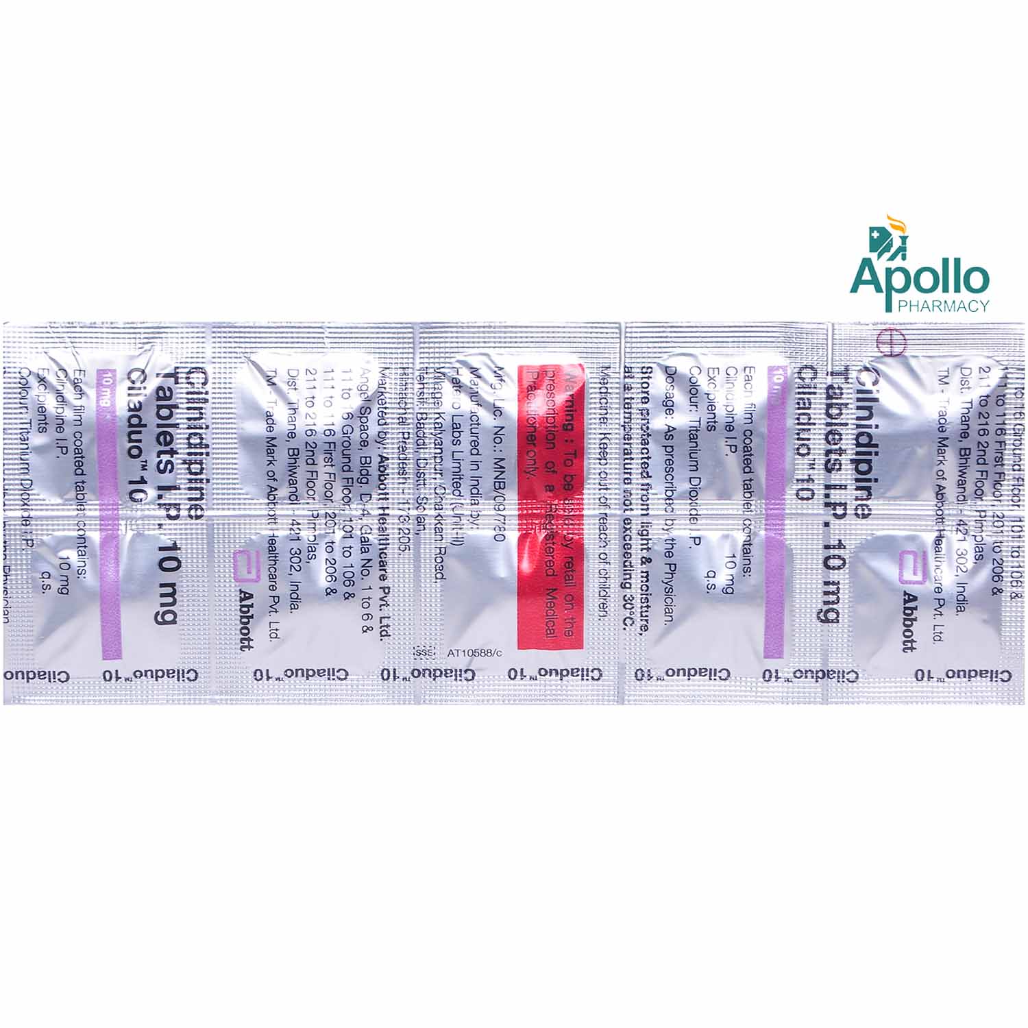 Ciladuo 10 Tablet 10's Price, Uses, Side Effects, Composition - Apollo ...