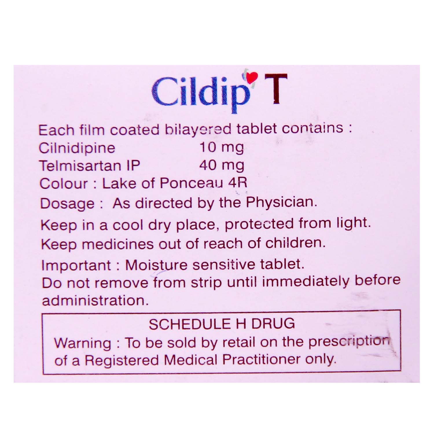 CILDIP T TABLET Price, Uses, Side Effects, Composition - Apollo Pharmacy