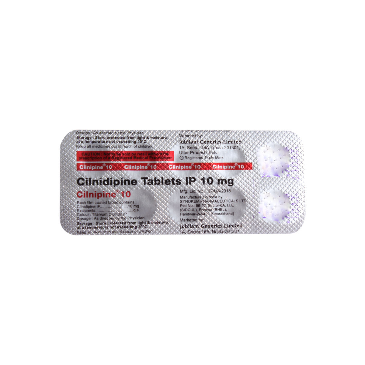 Cilnipine Tablet 10's Price, Uses, Side Effects, Composition - Apollo ...