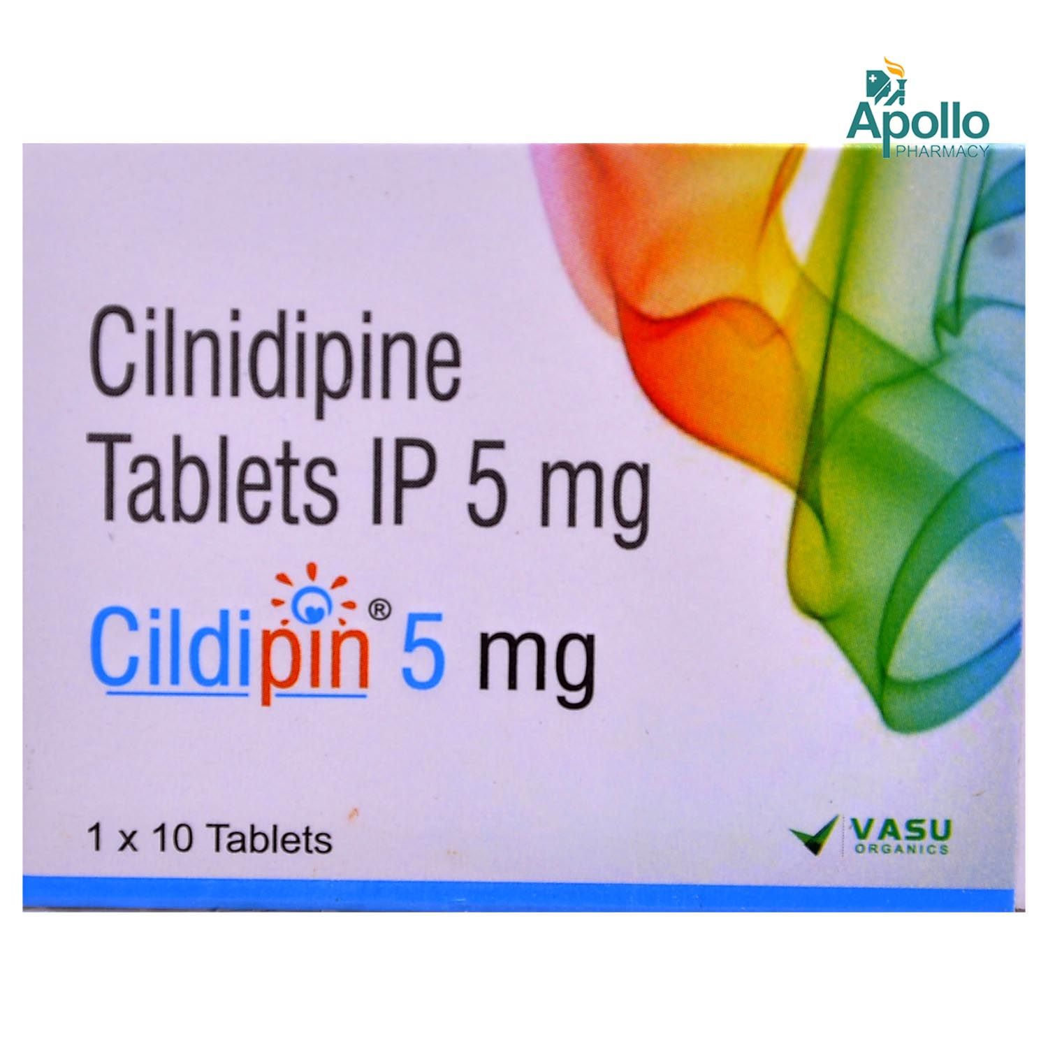 CILDIPIN 5MG TABLET Price, Uses, Side Effects, Composition - Apollo ...