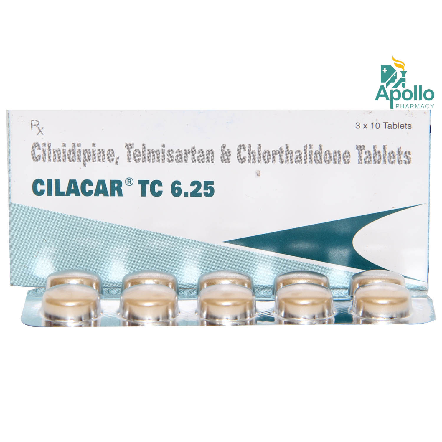 Cilacar TC 6.25 Tablet 10's Price, Uses, Side Effects, Composition - Apollo Pharmacy
