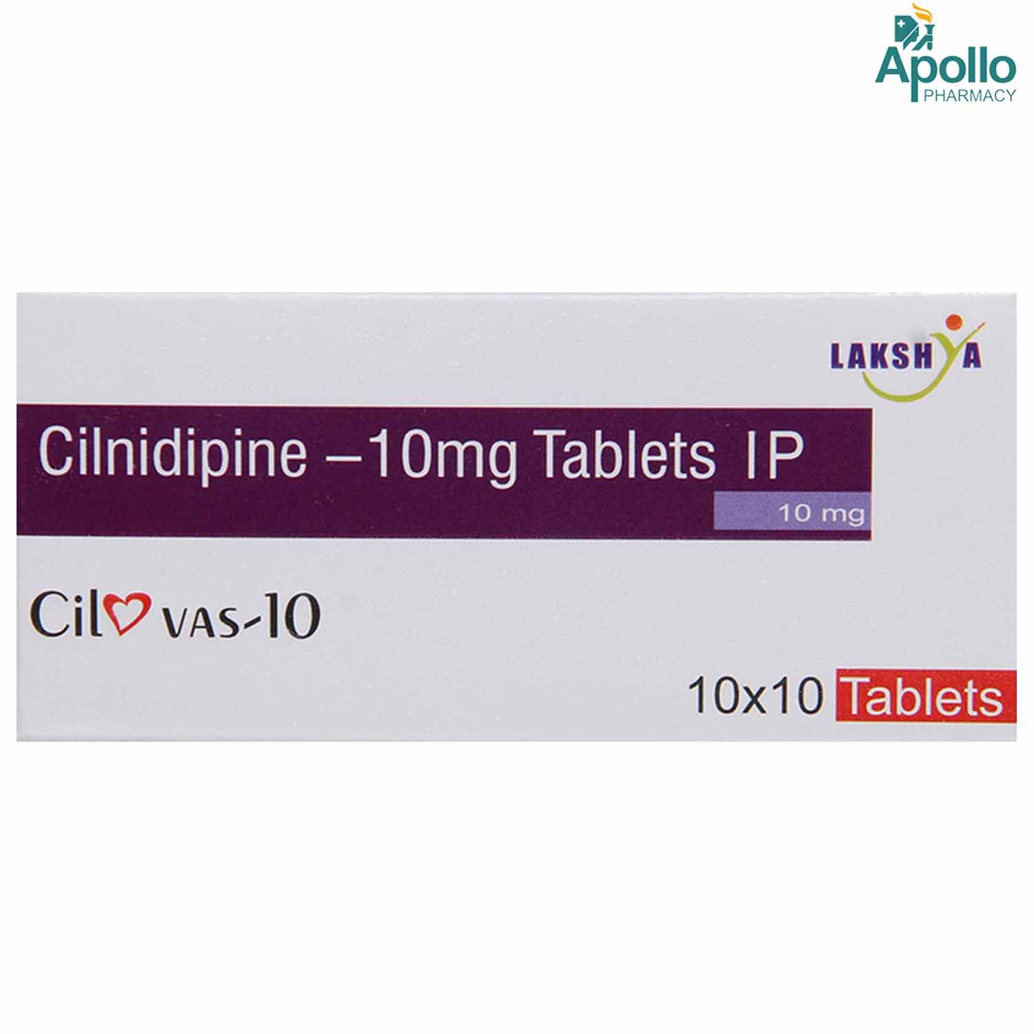 Cilovas 10 Tablet 10's Price, Uses, Side Effects, Composition - Apollo ...