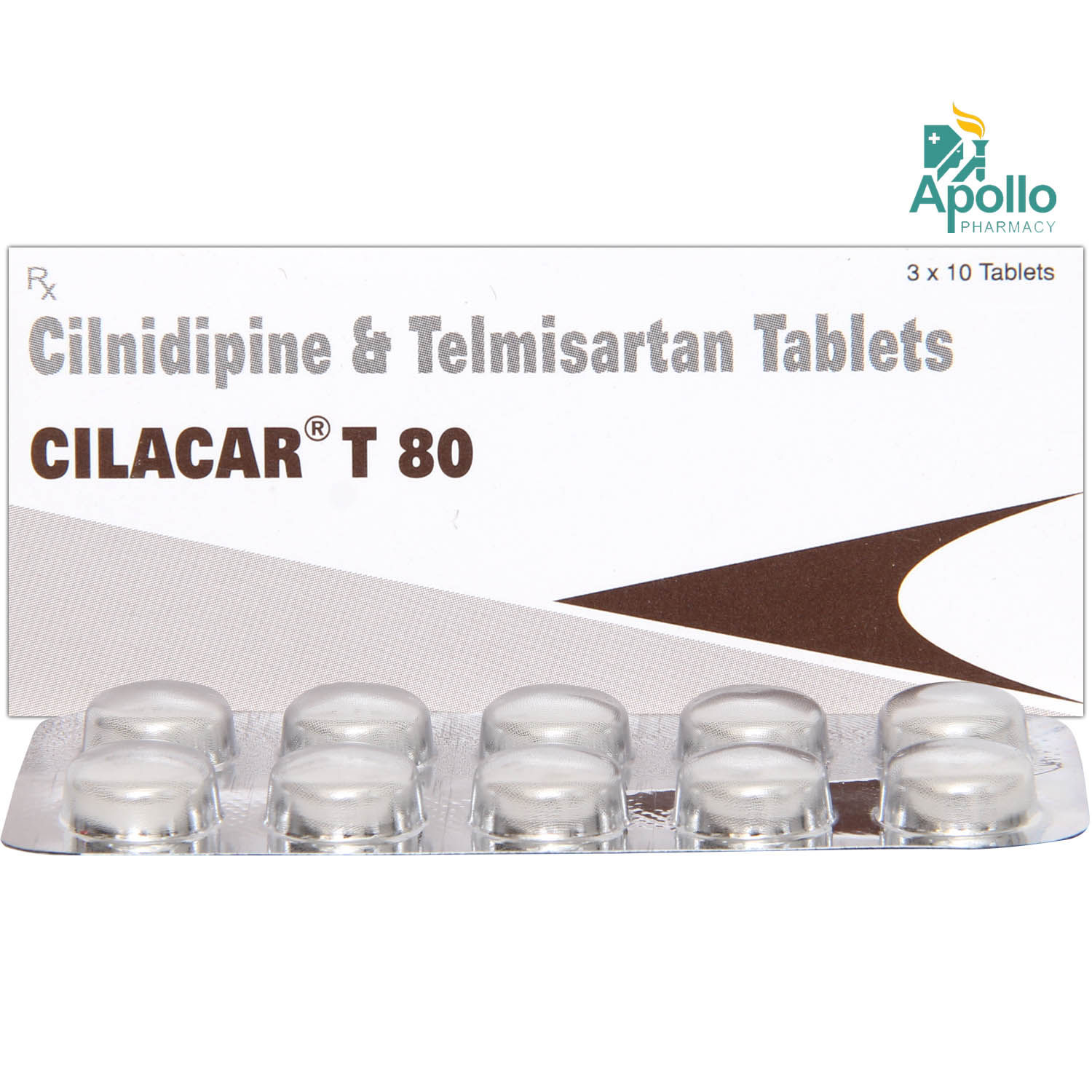 Cilacar T 80 Tablet 10's Price, Uses, Side Effects, Composition ...