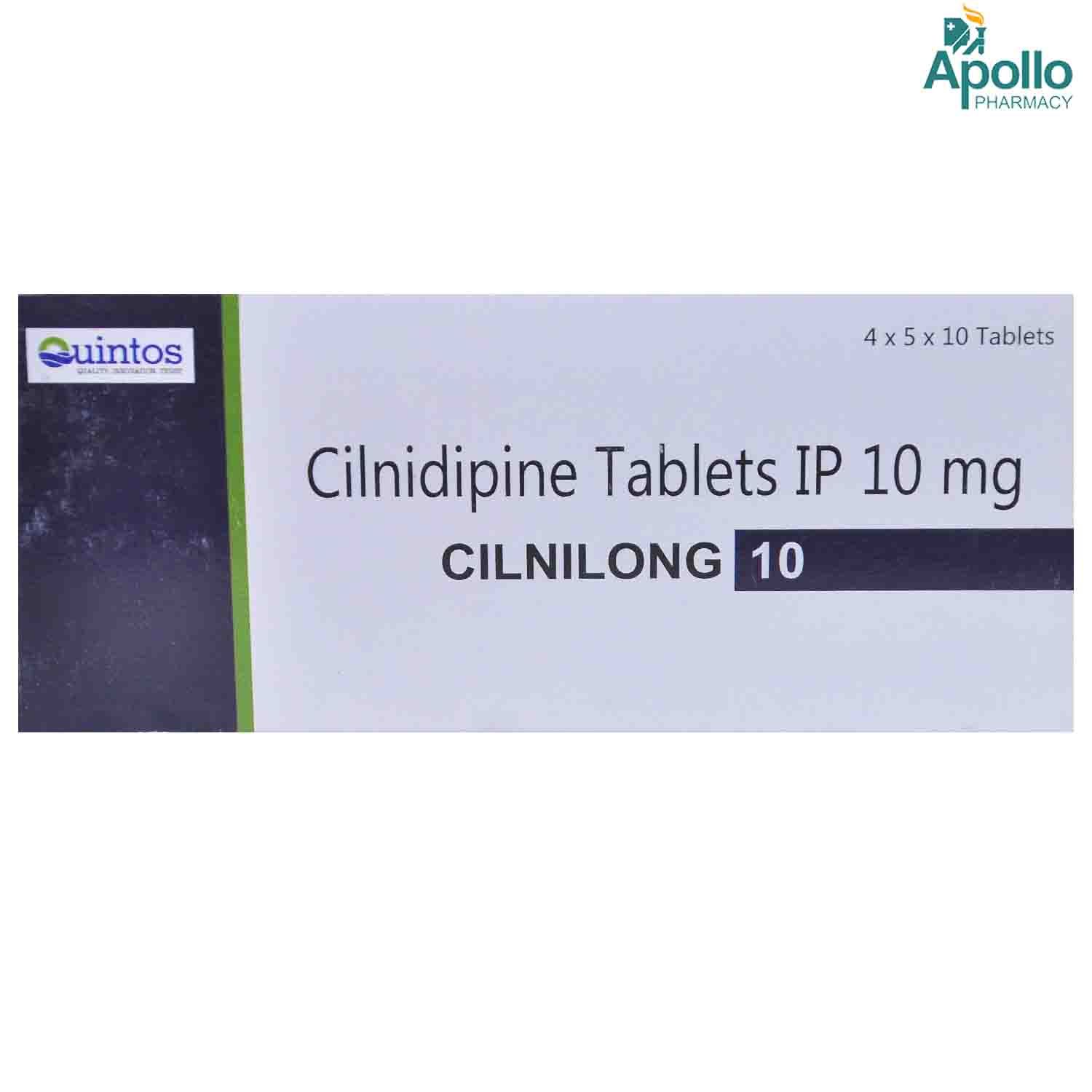 CILNILONG 10MG TABLET 10'S Price, Uses, Side Effects, Composition ...