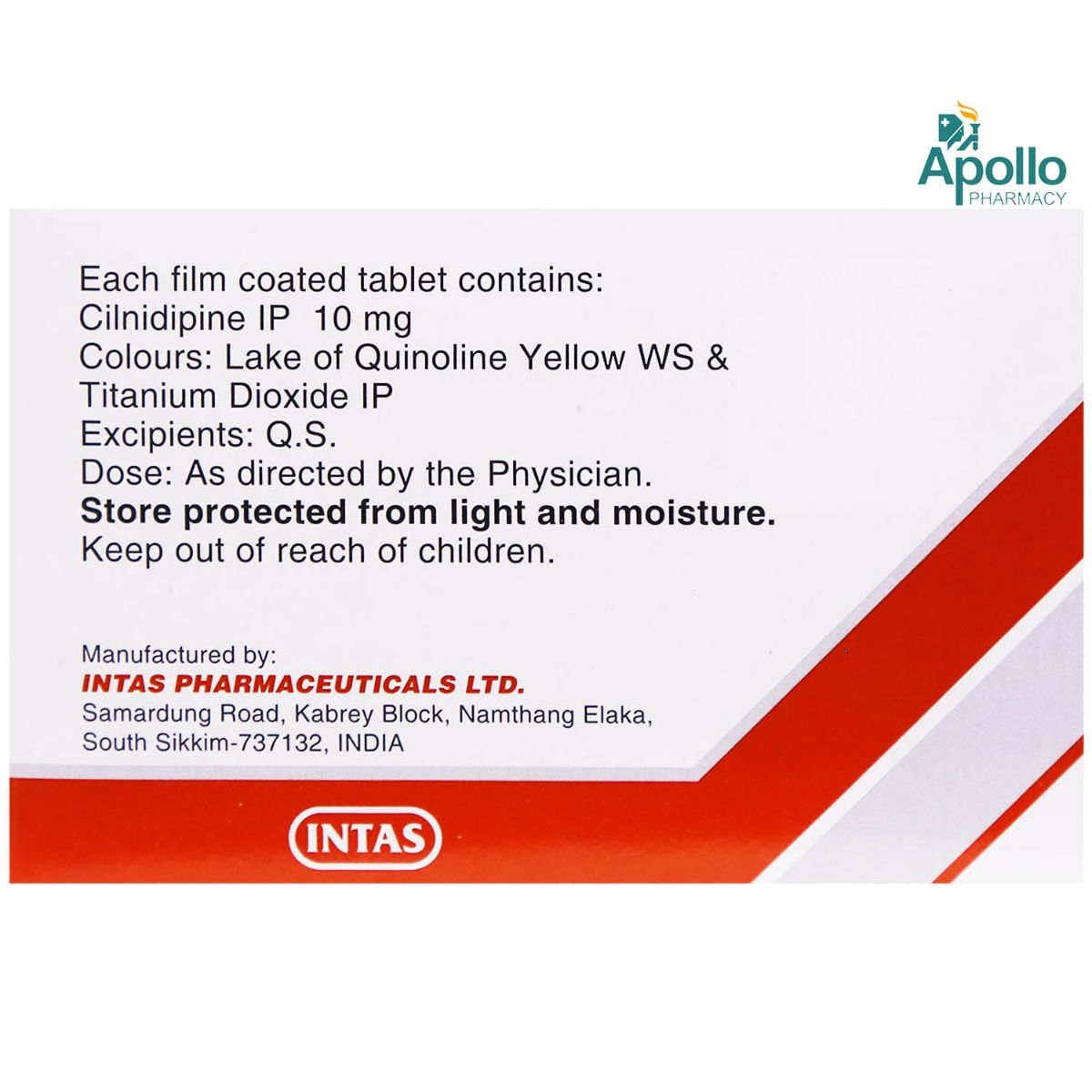 Cilny 10 Tablet 15's Price, Uses, Side Effects, Composition - Apollo ...