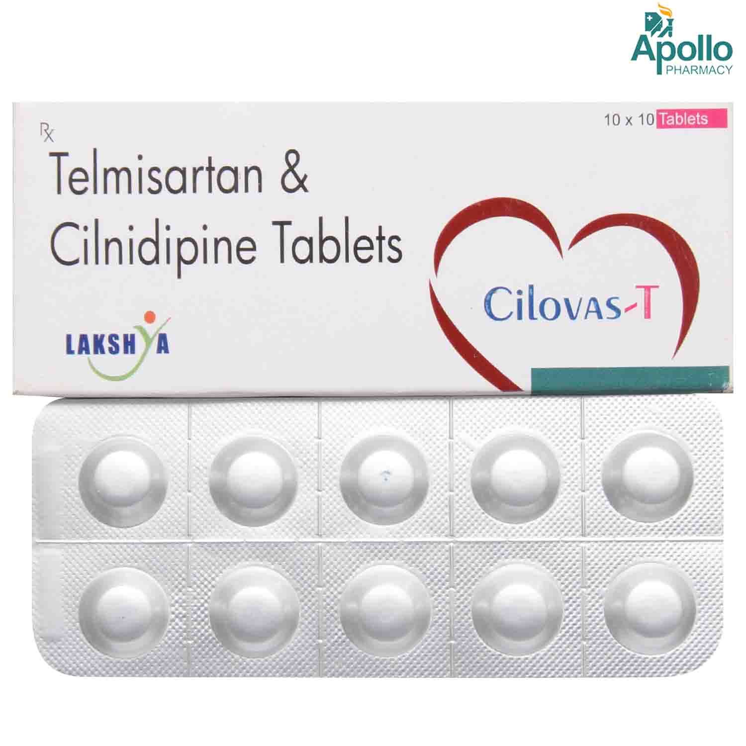 Cilovas T 40/10mg Tablet 10's Price, Uses, Side Effects, Composition ...