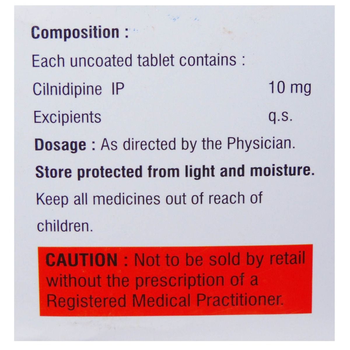 Cilory 10Mg Tablet 15's Price, Uses, Side Effects, Composition - Apollo ...