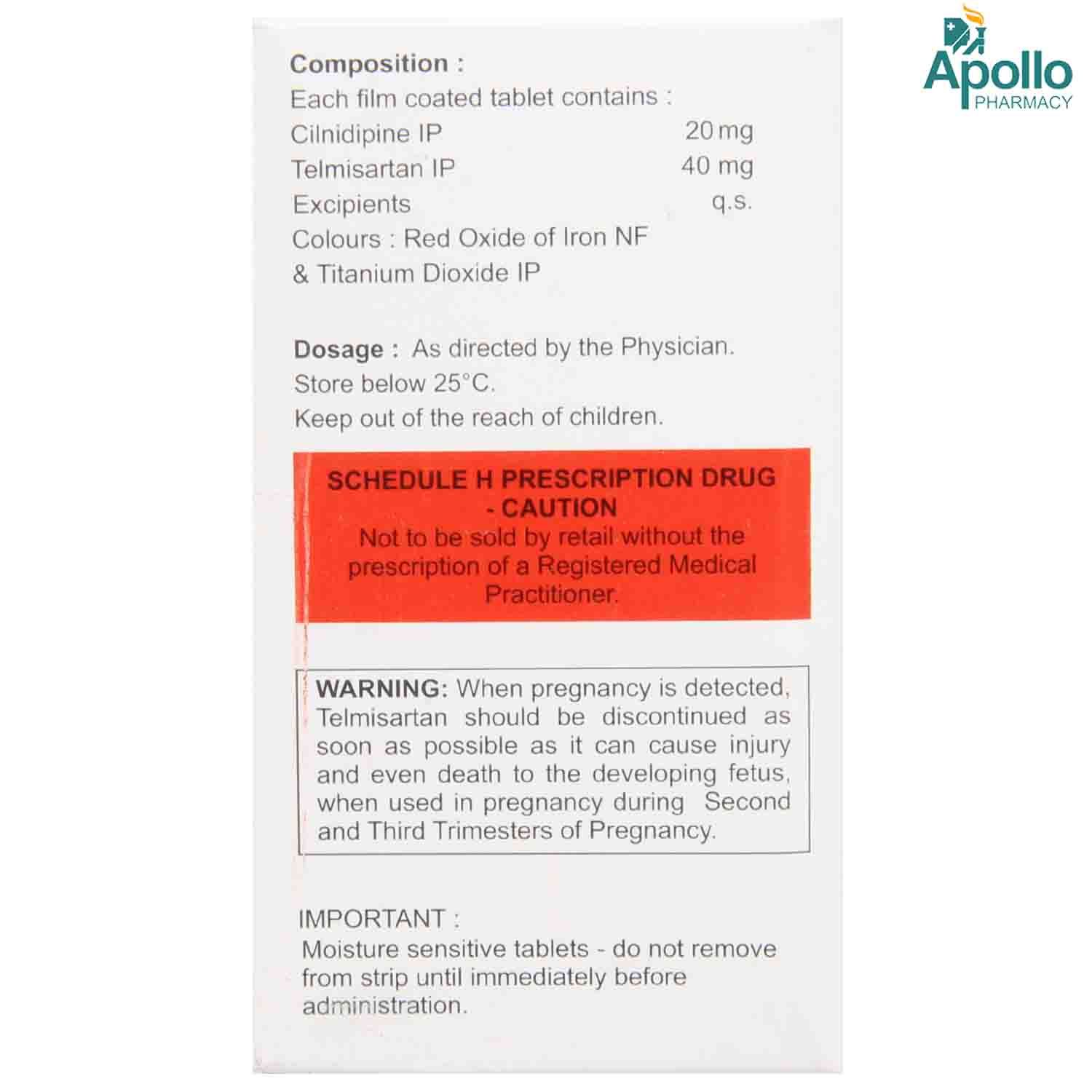 Cinod-T 20 Tablet 15's Price, Uses, Side Effects, Composition - Apollo ...