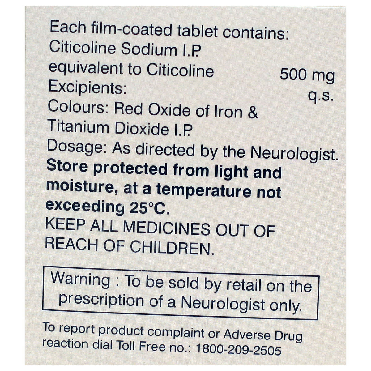 Citistar Tablet 10's Price, Uses, Side Effects, Composition - Apollo ...