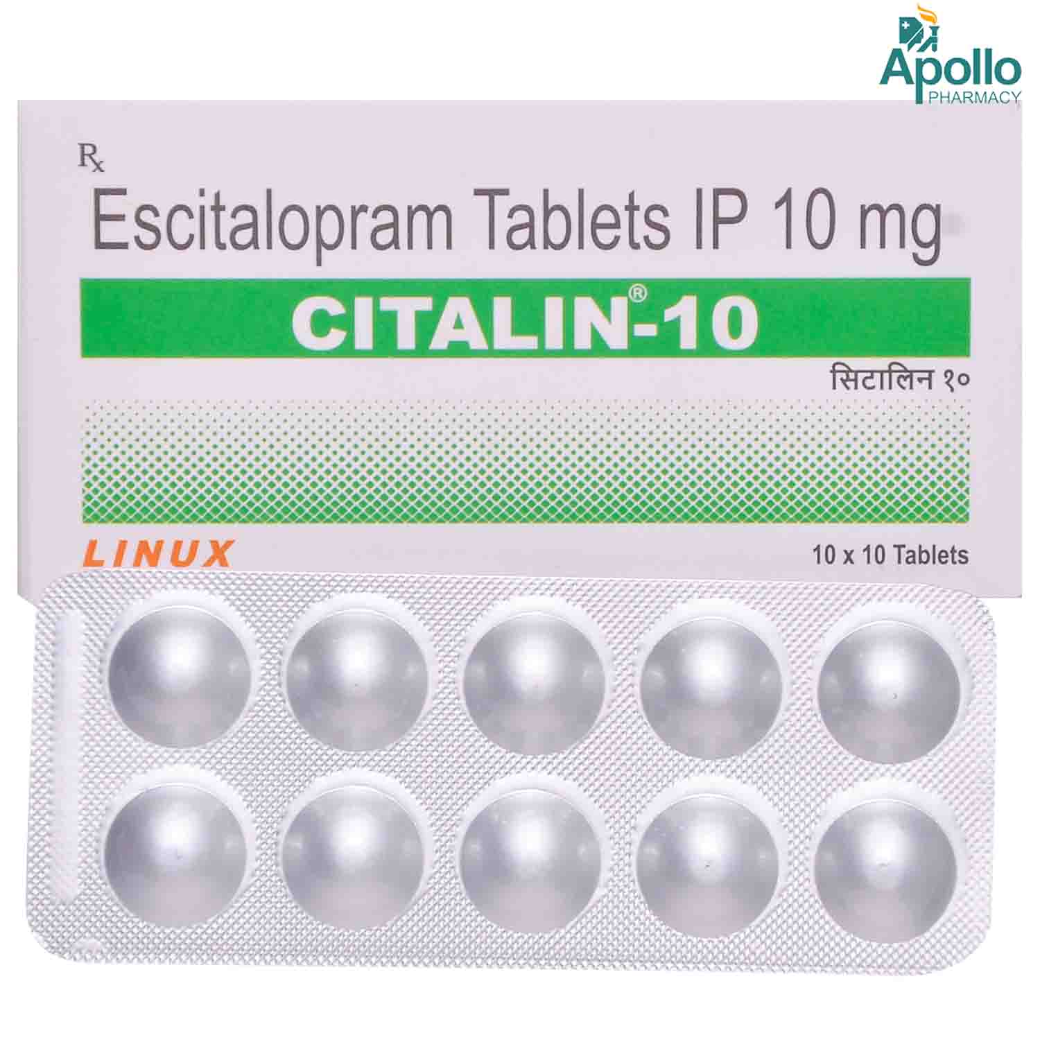 CITALIN 10MG TABLET Price, Uses, Side Effects, Composition - Apollo ...