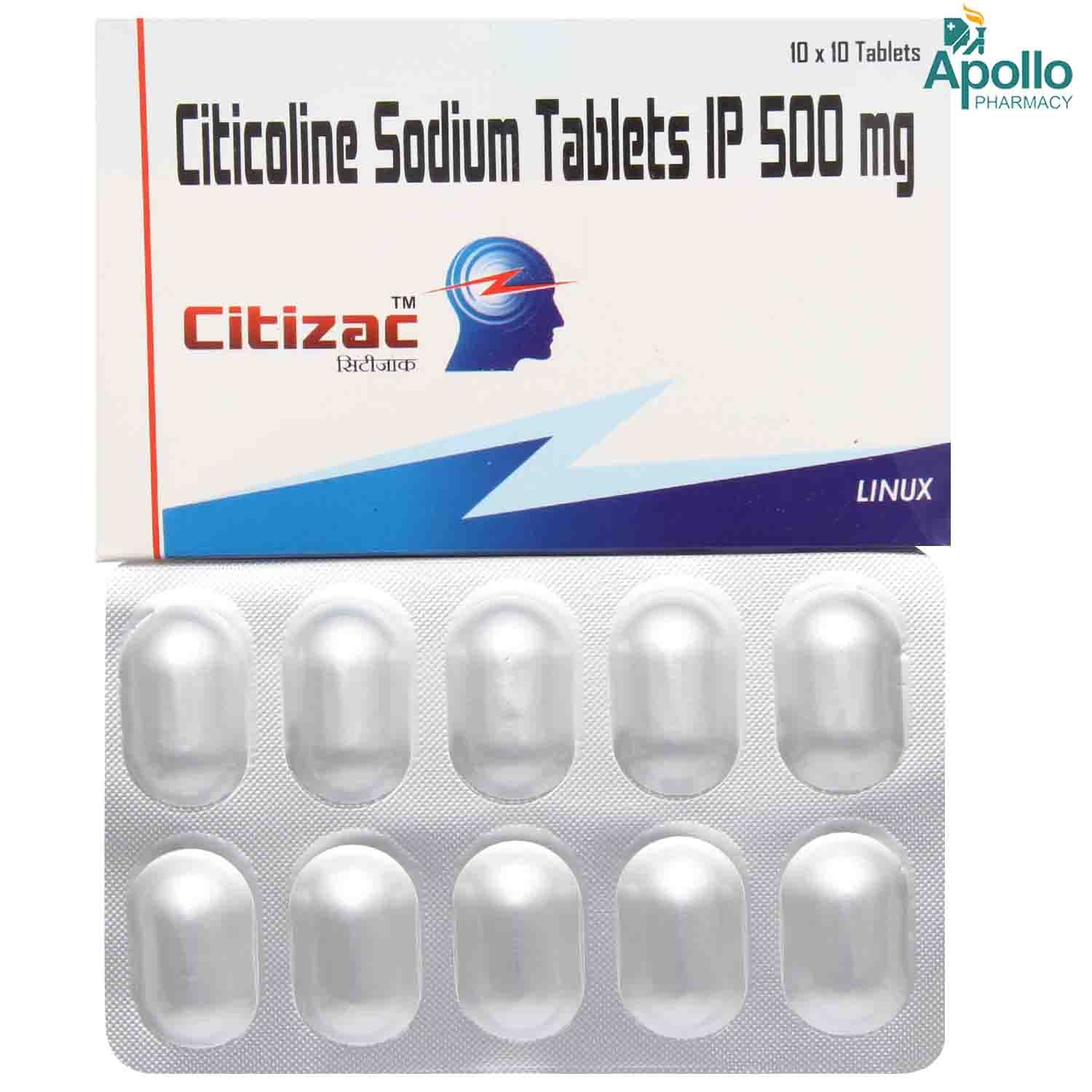 CITIZAC TABLET 10'S Price, Uses, Side Effects, Composition - Apollo ...