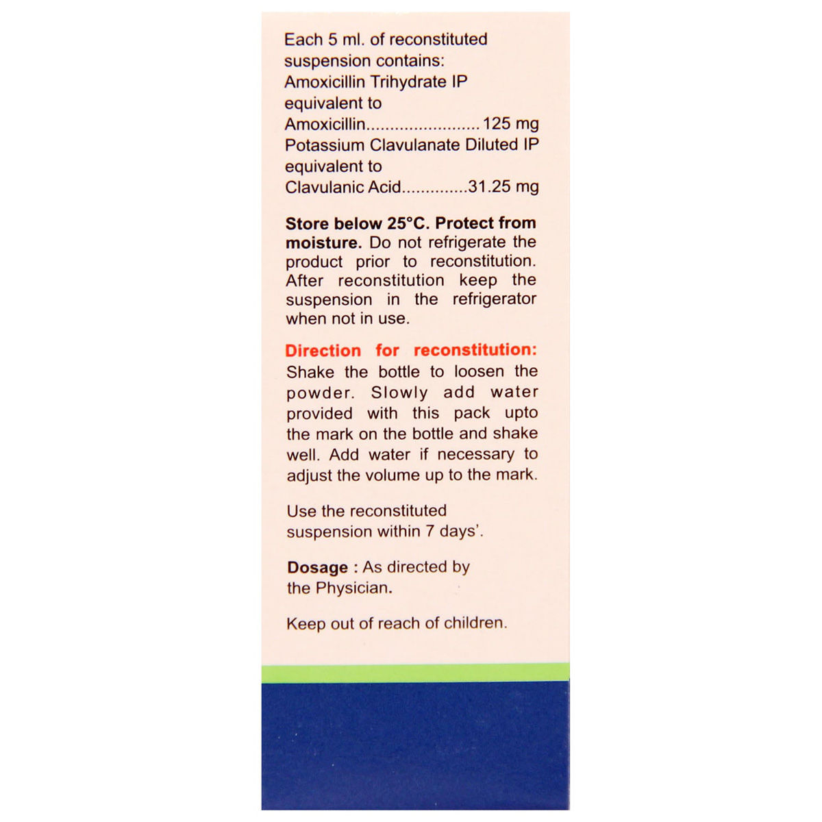 Clavam Dry Syrup 30 ml Price, Uses, Side Effects, Composition - Apollo ...