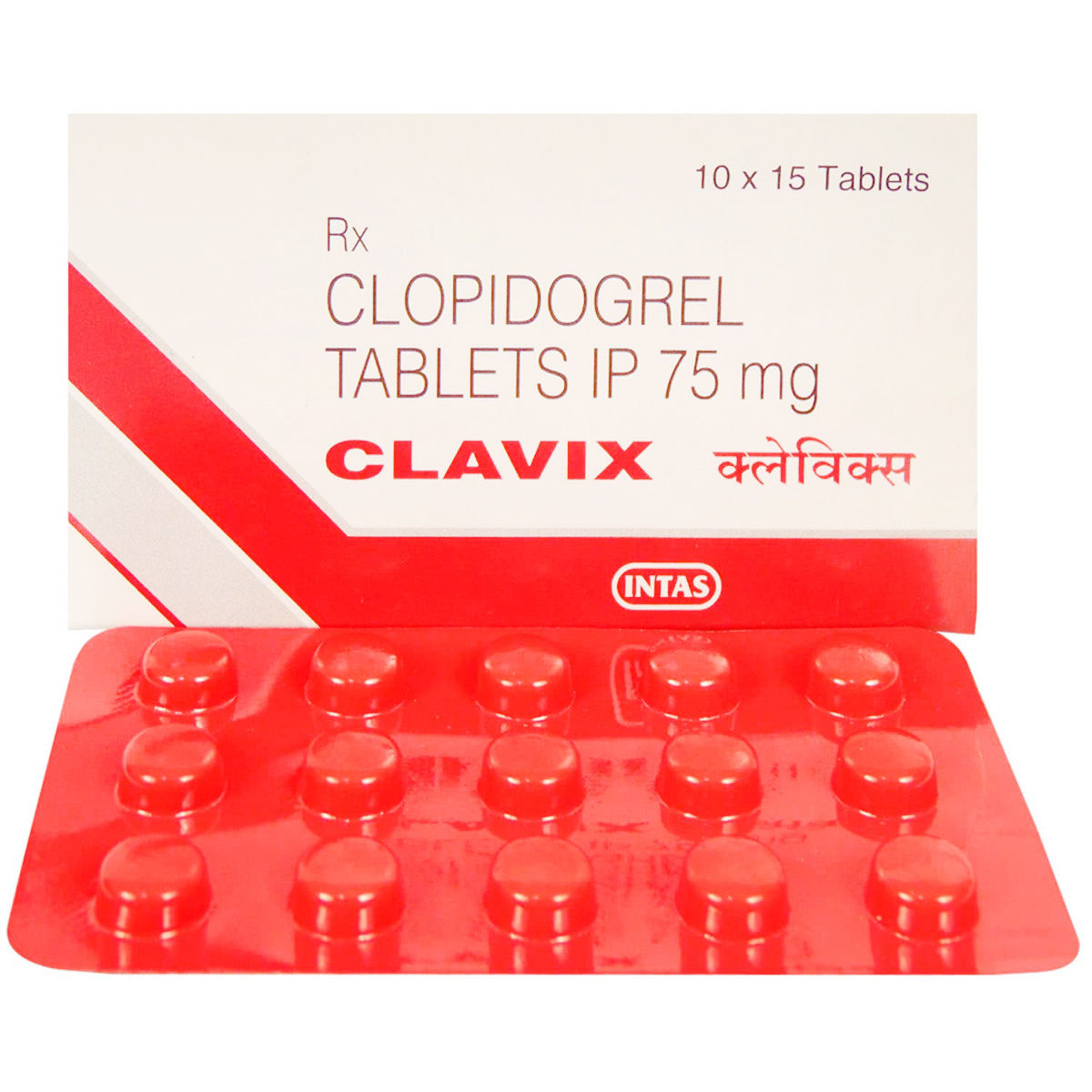 Clavix Tablet 15's Price, Uses, Side Effects, Composition - Apollo Pharmacy