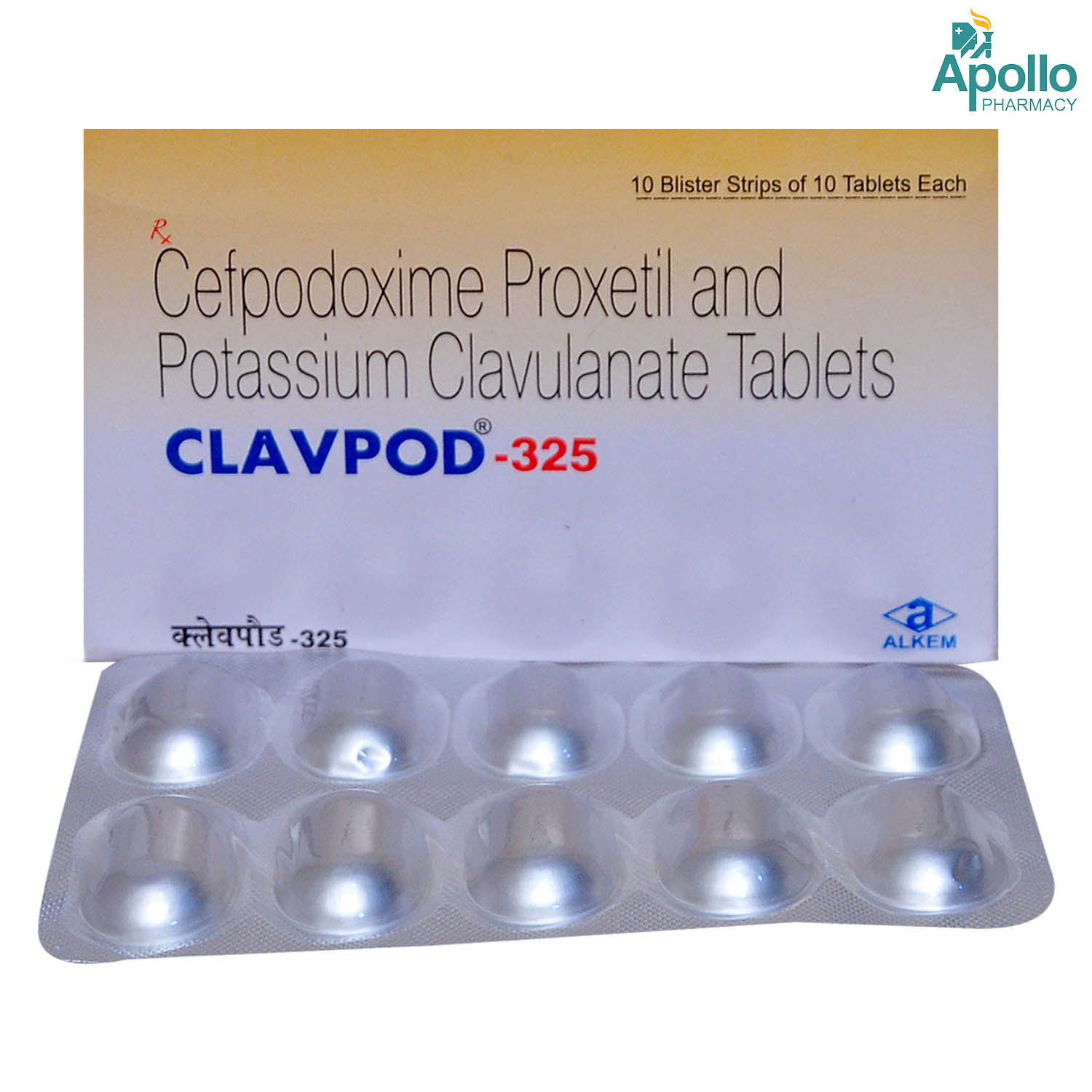 CLAVPOD 325MG TABLET Price, Uses, Side Effects, Composition - Apollo ...