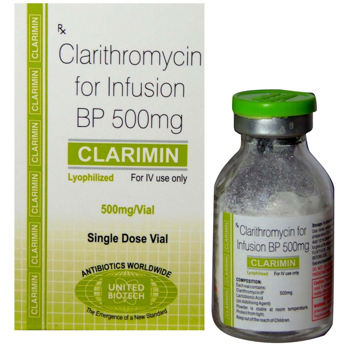 CLARIMIN 500MG INJECTION Price, Uses, Side Effects, Composition ...