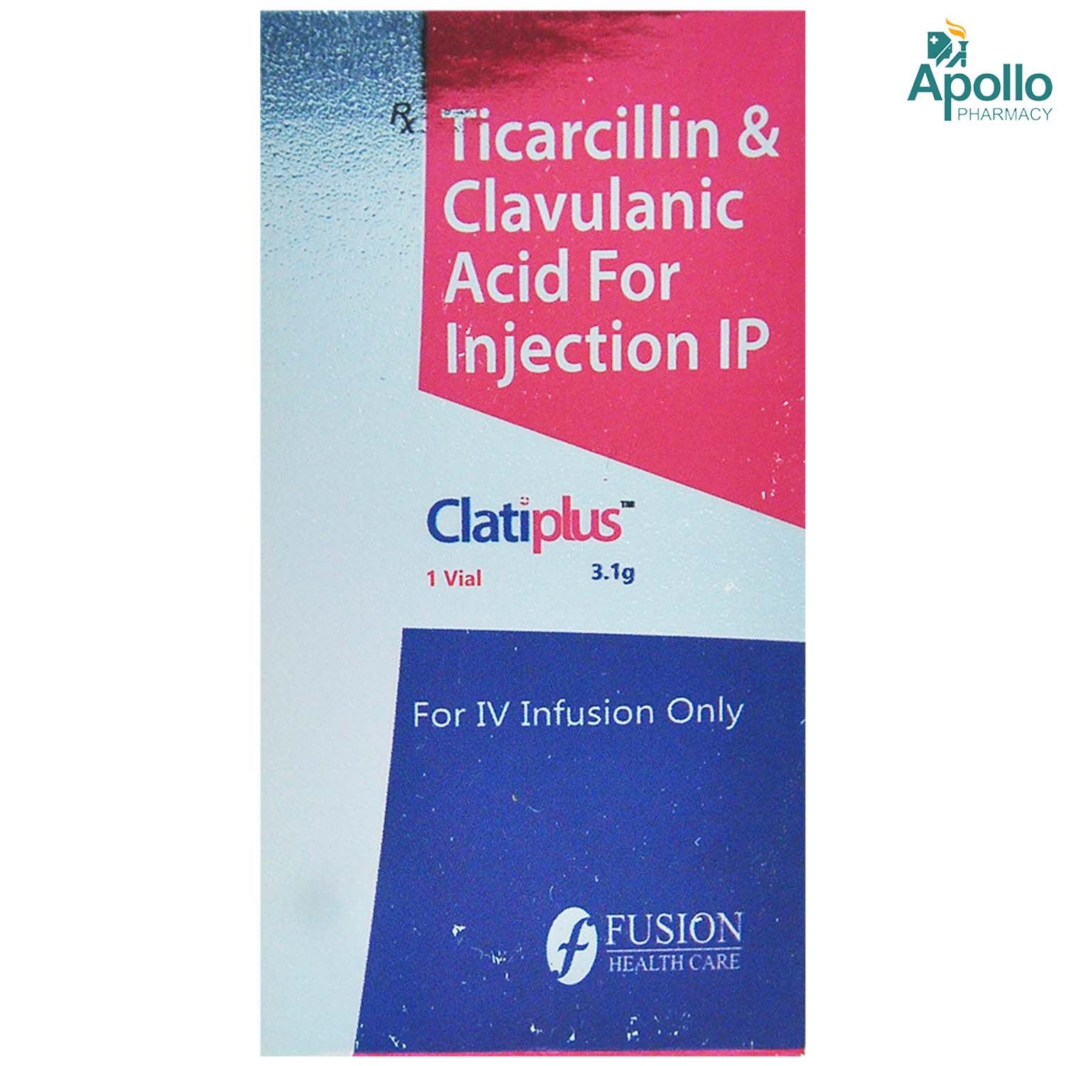 Clatiplus 3.1gm Injection Price, Uses, Side Effects, Composition ...