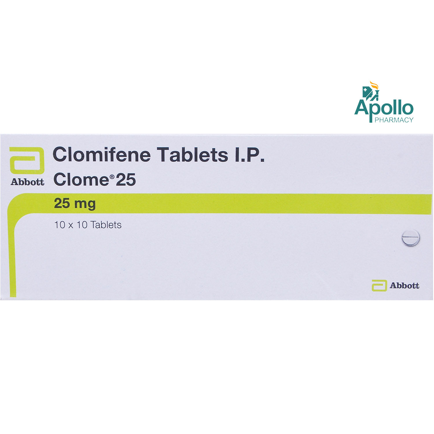 Clome 25mg Tablet 10's Price, Uses, Side Effects, Composition - Apollo ...