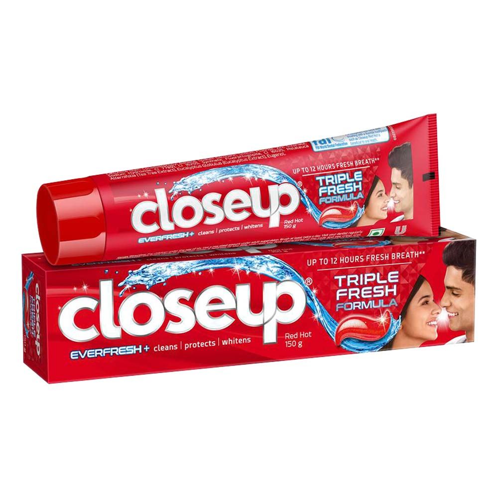 Closeup Ever Fresh+ Red Hot Gel Toothpaste, 150 gm Price, Uses, Side ...