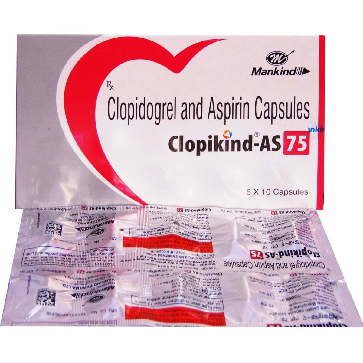 Clopikind-AS 75 Tablet 10's Price, Uses, Side Effects, Composition ...