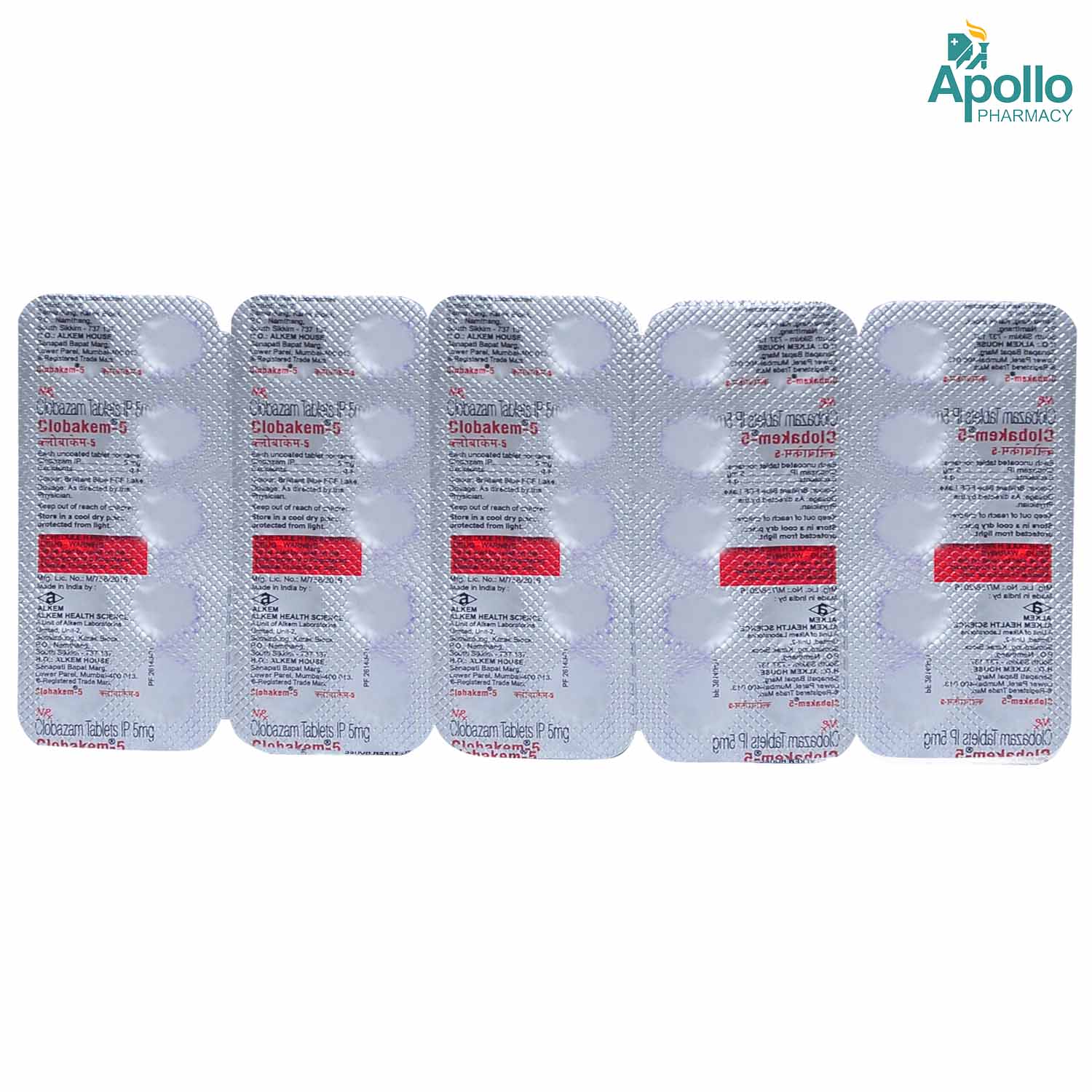 CLOBAKEM 5MG TABLET Price, Uses, Side Effects, Composition - Apollo ...