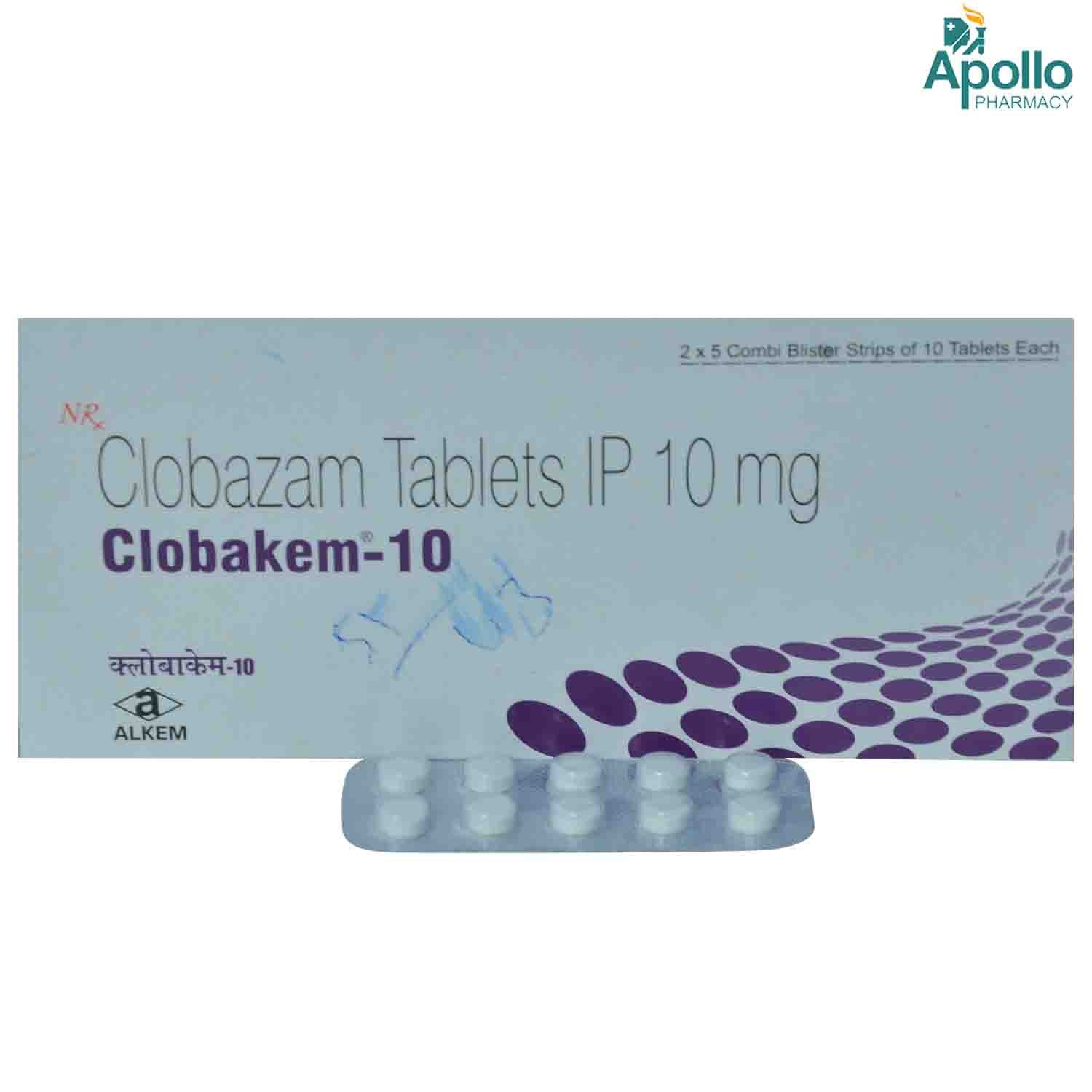 CLOBAKEM 10MG TABLET Price, Uses, Side Effects, Composition - Apollo ...