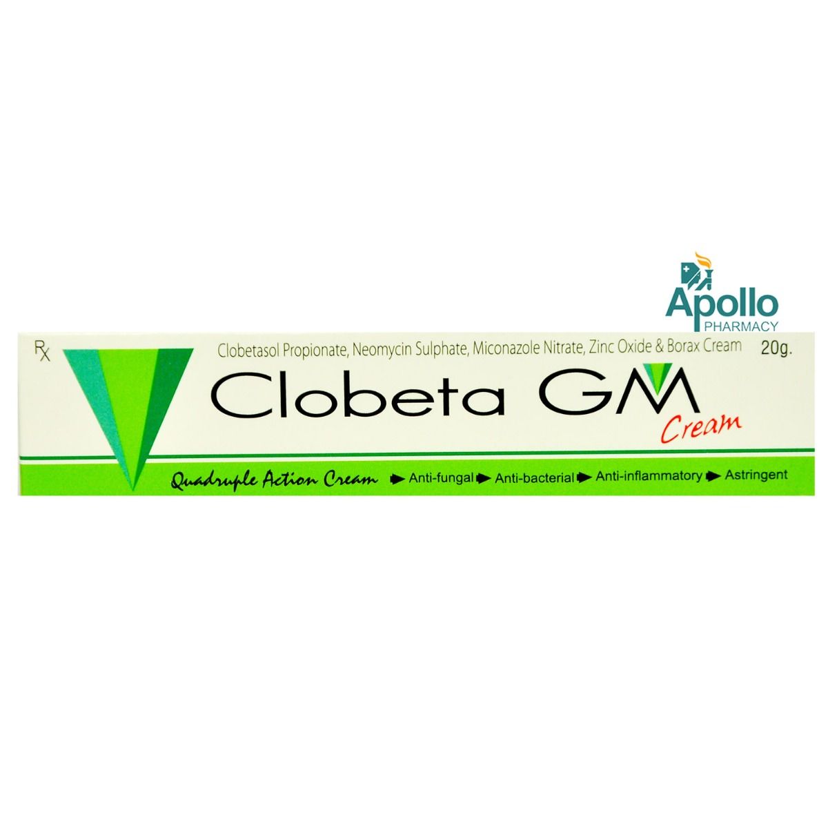 Clobeta GM Cream 20 gm Price, Uses, Side Effects, Composition - Apollo ...