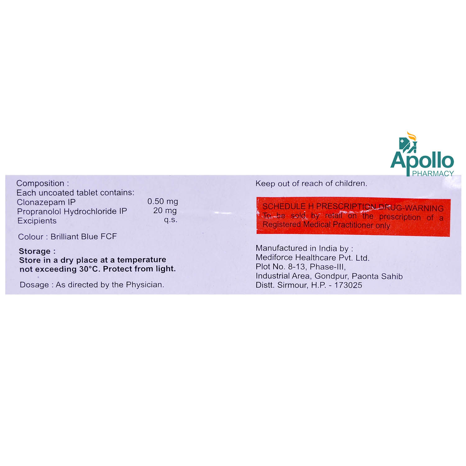 Clonafit Beta Tablet 10's Price, Uses, Side Effects, Composition ...