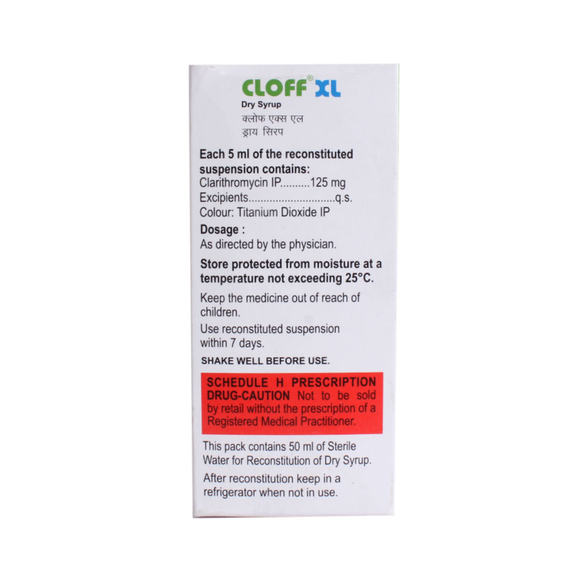 Cloff Xl 125mg/5ml Suspension 60ml Price, Uses, Side Effects ...
