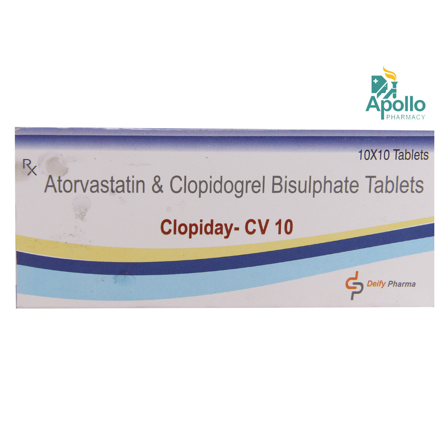 Clopiday CV 10 Tablet 10's Price, Uses, Side Effects, Composition ...